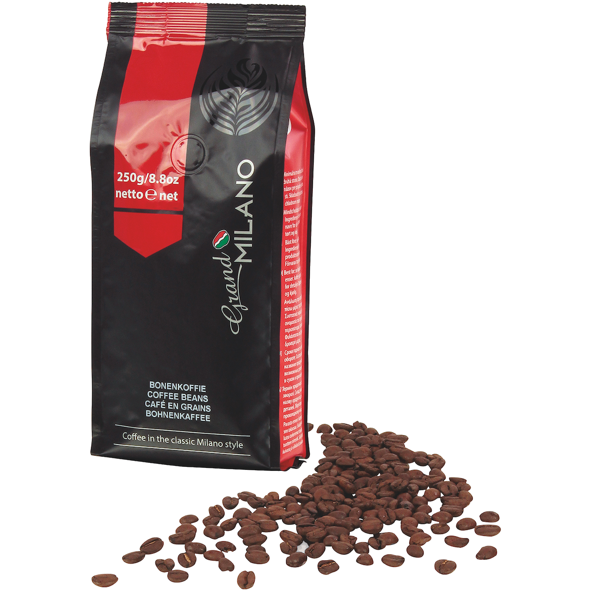 GRAND MILANO ESPRESSO GRAINS 250G | MIKO